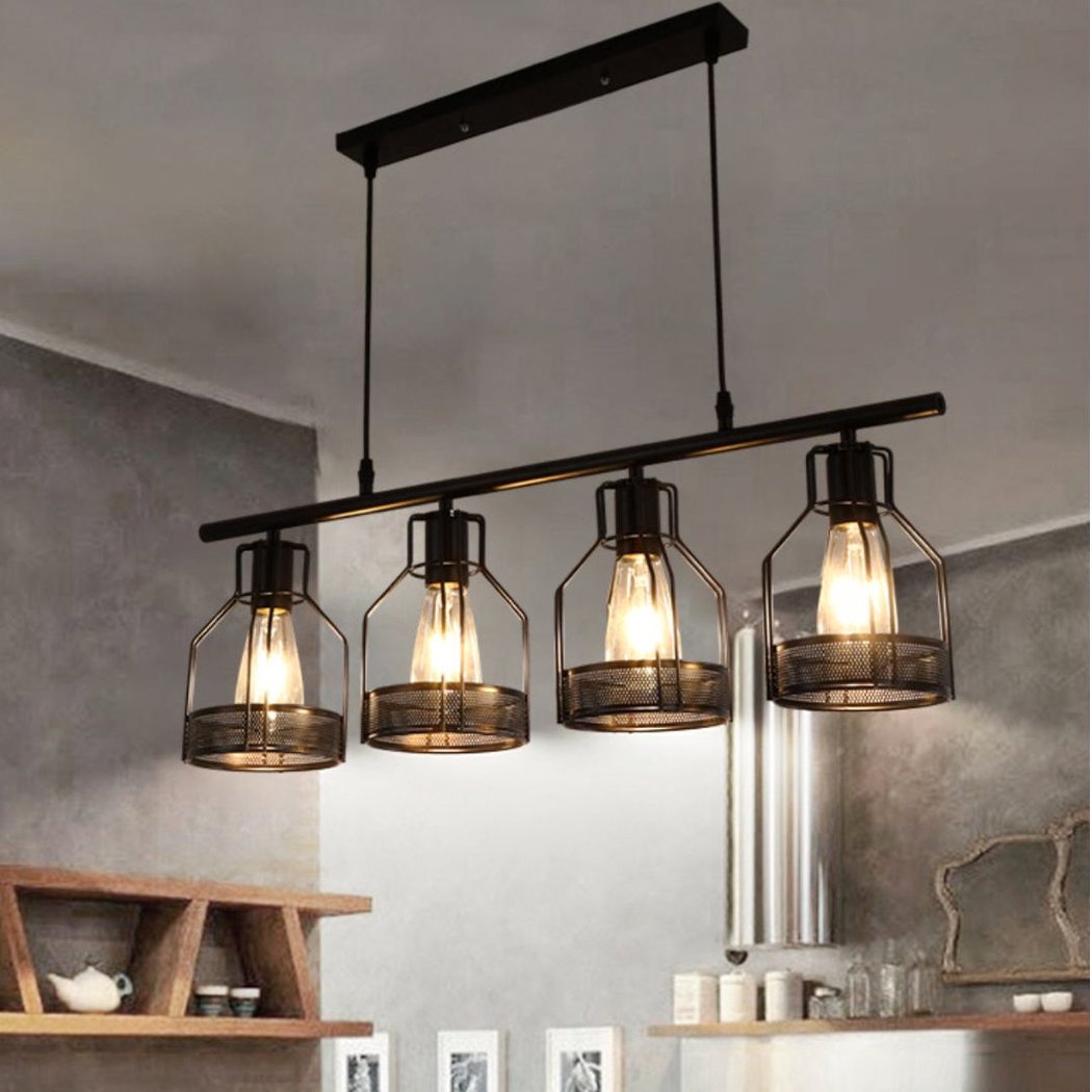 Lámpara colgante múltiple de estilo retro • Tendencia Luminarias
