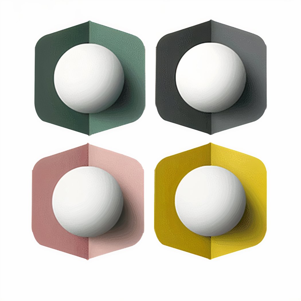 Lámpara de pared de bola luminosa escandinava • Tendencia Luminarias
