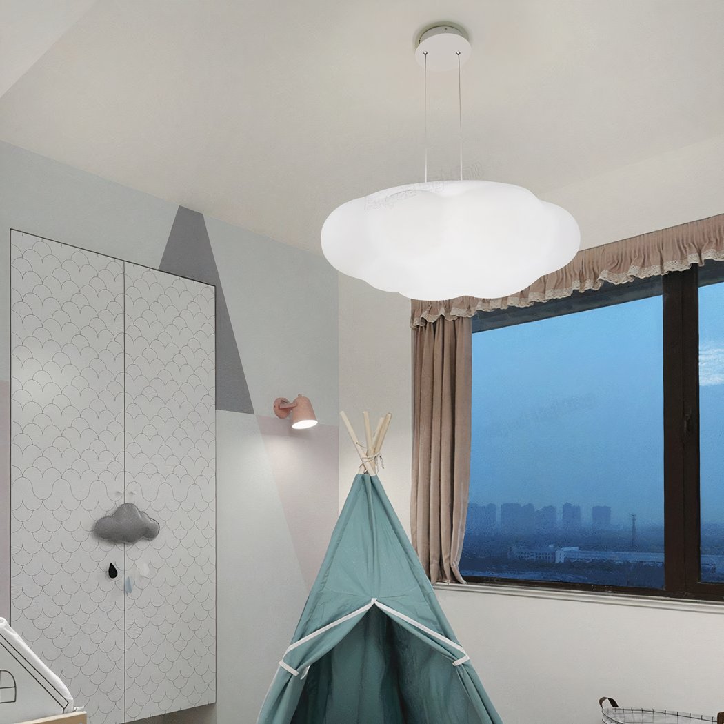 Lámpara nube LED con mando a distancia para niños • Tendencia Luminarias