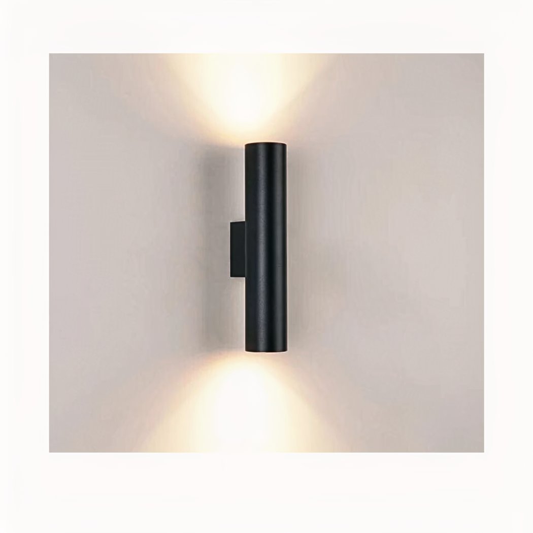 Aplique de pared con distribución de luz hacia arriba y hacia abajo ...