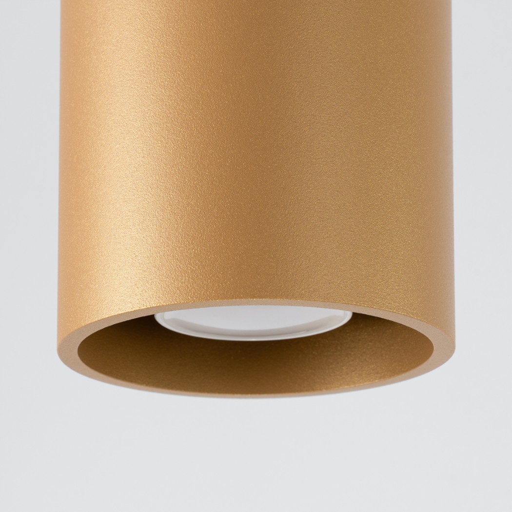 Lámpara de techo dorada contemporánea • Tendencia Luminarias